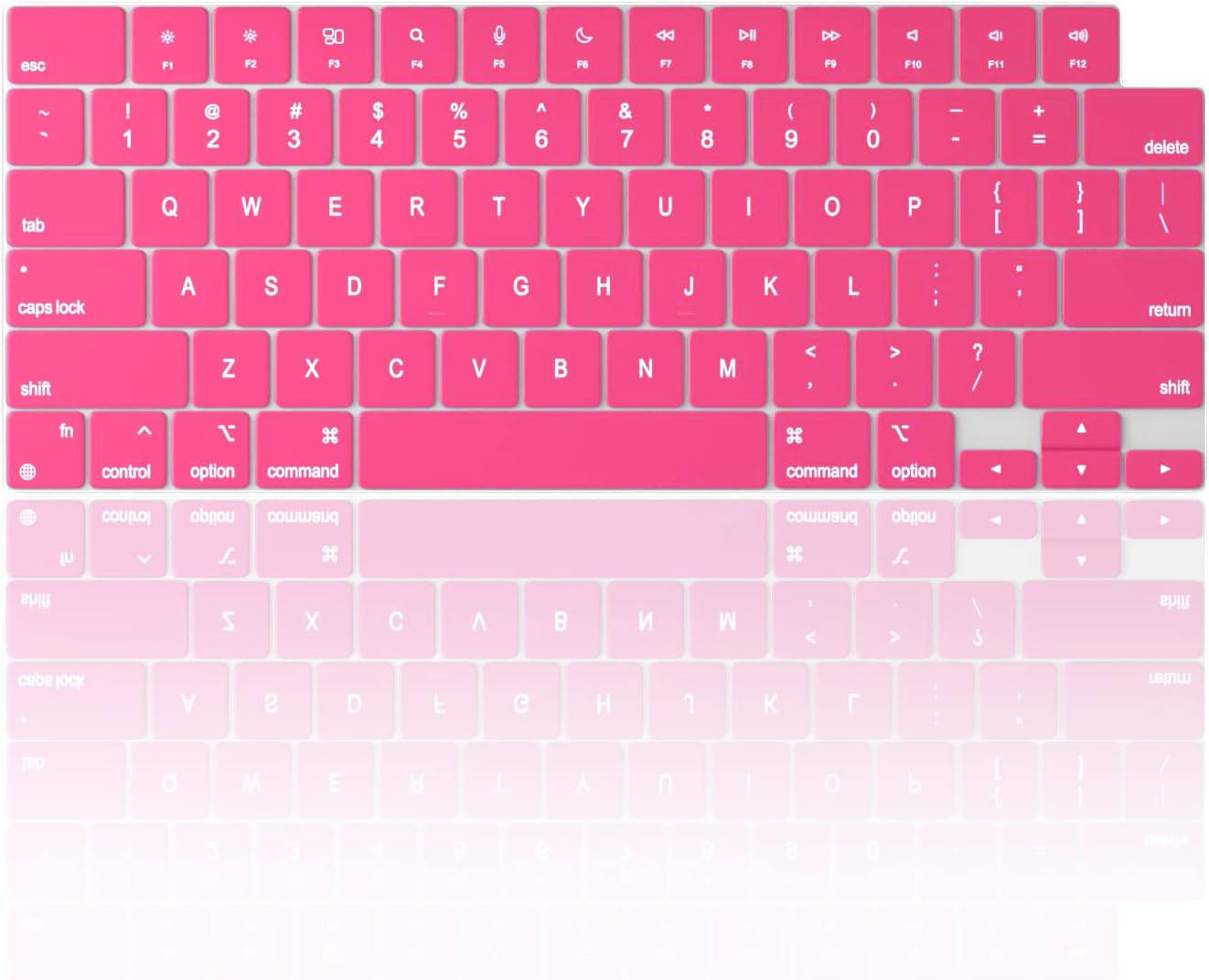 MacBook Air 15 (M4, 2025) A3241 Keyboard Cover Skin [Pink]