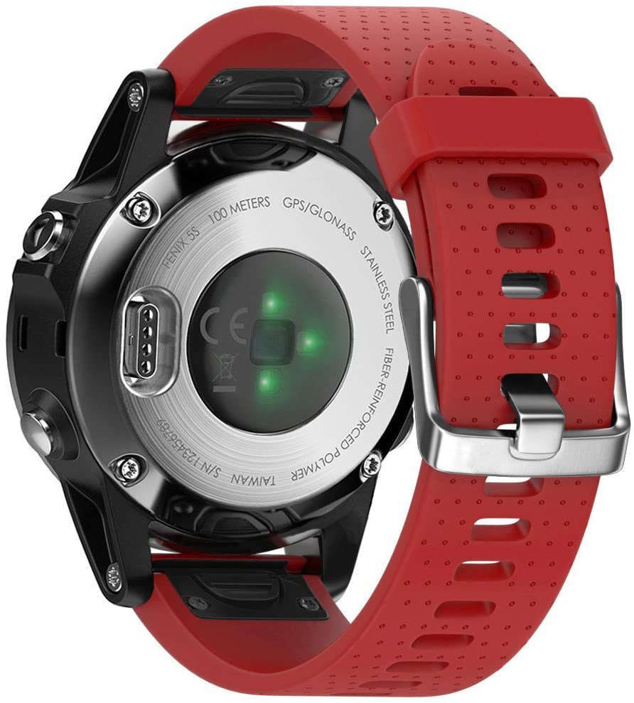 Garmin Instinct 3 - 45mm Silicone Strap [Red]