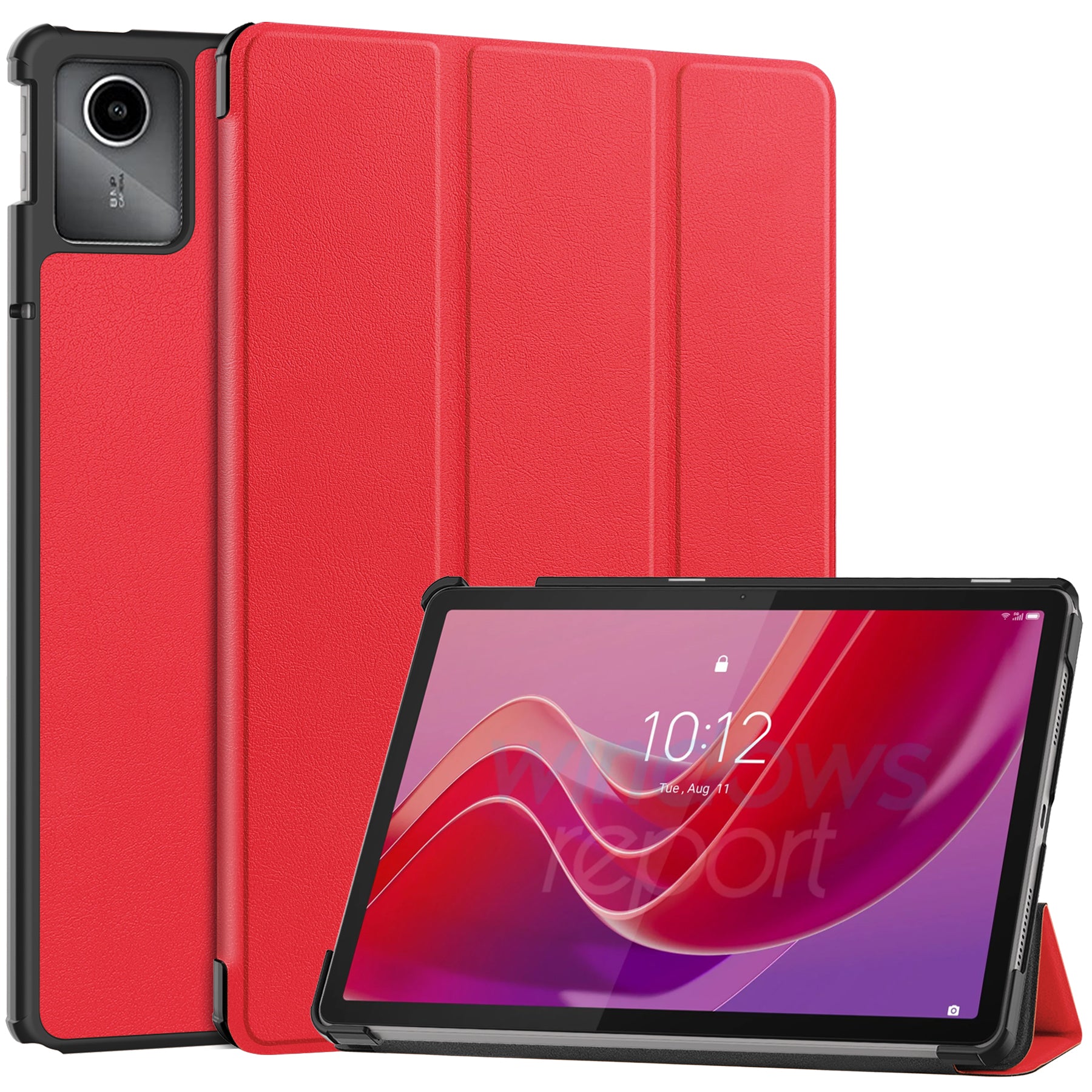 Lenovo Tab M11 TB330 Tri-Fold PU Case [Red]